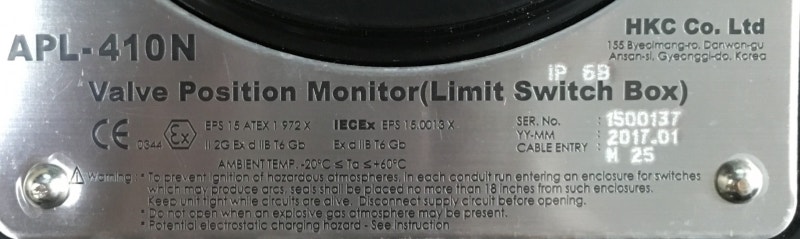 [HKC] APL-410N / Limit Switch Box : 네이버 블로그