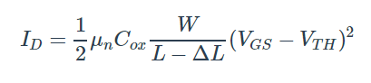 반도체 소자 기본 정리-1 DIBL, Punch Through, Channel length modulation, GIDL ...