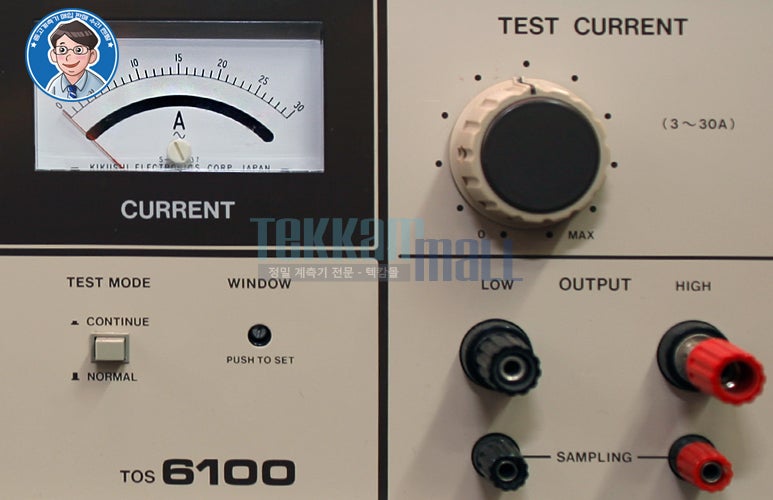 중고계측기 / KIKUSUI TOS6100 / 기쿠수이 / TOS6100 / AC 저전압 시험기 / AC LOW OHM ...