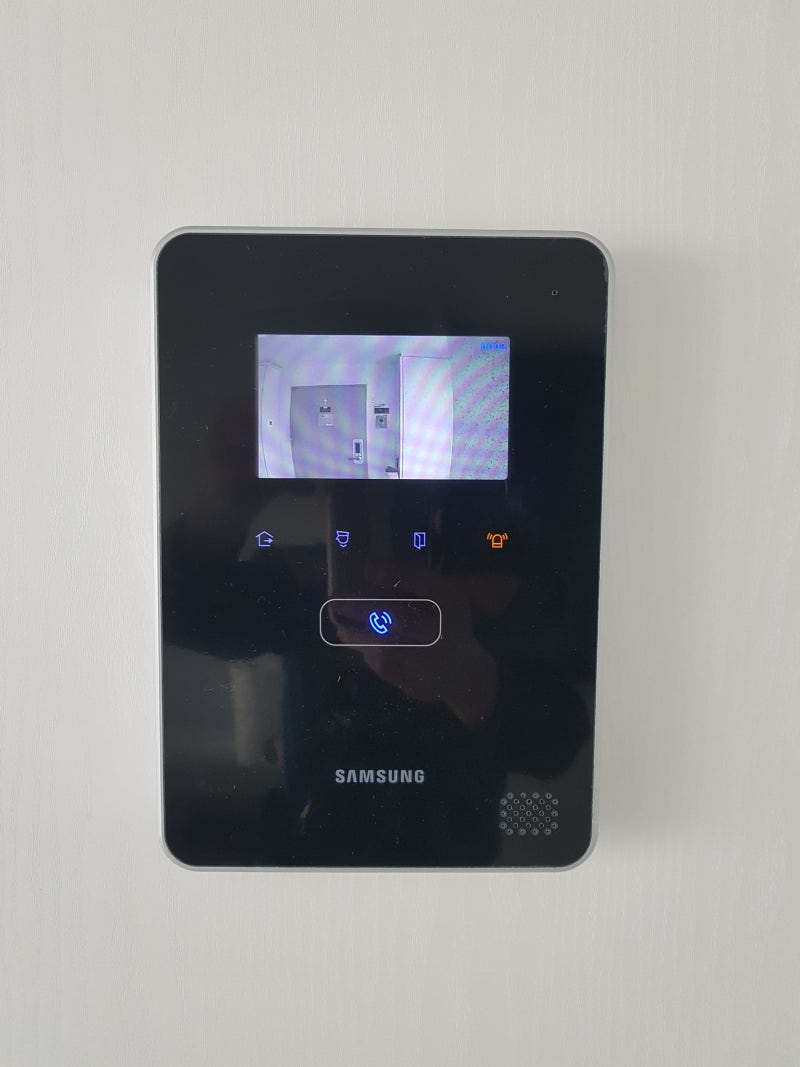 신촌삼익아파트 삼성인터폰으로교체설치..sht-3625amk/도어락시공 : 네이버 블로그