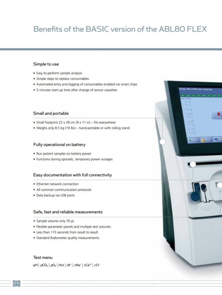 혈액가스전해질 장비( ABL80 FLEX blood gas analyzer) : 네이버 블로그
