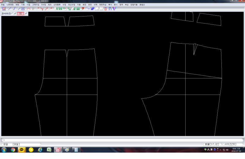 [YUKA CAD] 기본 바지 패턴 : 네이버 블로그