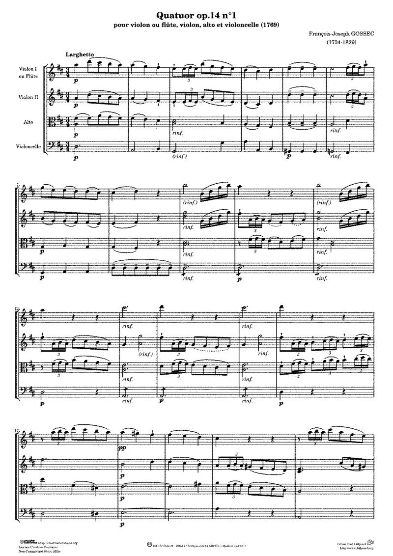 031) 프랑스아-조제프 고세크 (Francois-Joseph Gossec, 1734–1829, 고전주의 프랑스의 작곡가 ...