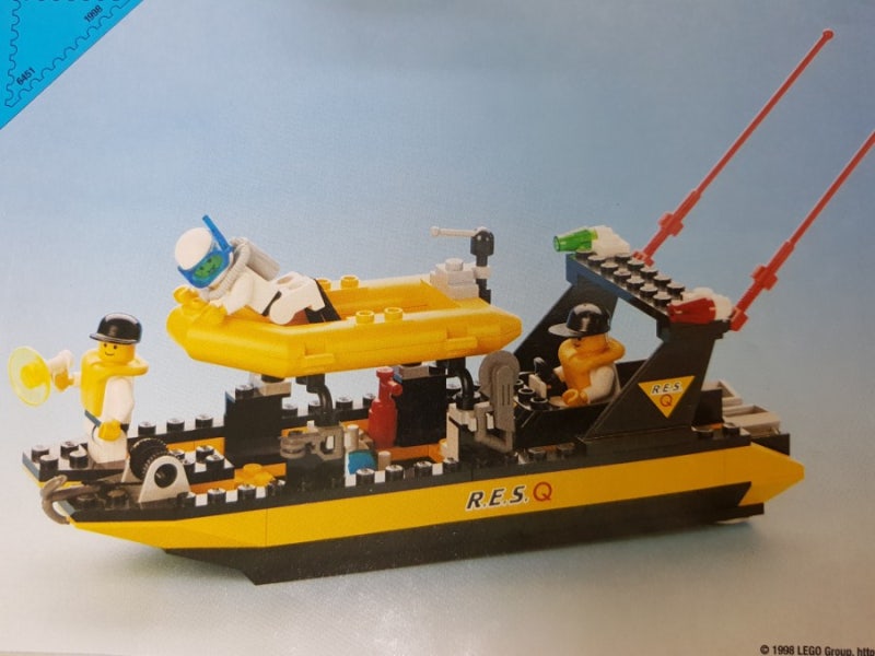 [LEGO] 올드레고 SYSTEM R.E.S Q - 6451 레스큐 대형보트 : 네이버 블로그