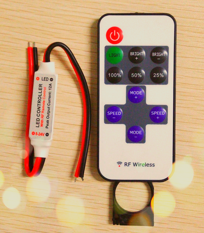 5V~24V 12A LED RF 무선 컨트롤 (리모컨, Dimmer) : 네이버 블로그