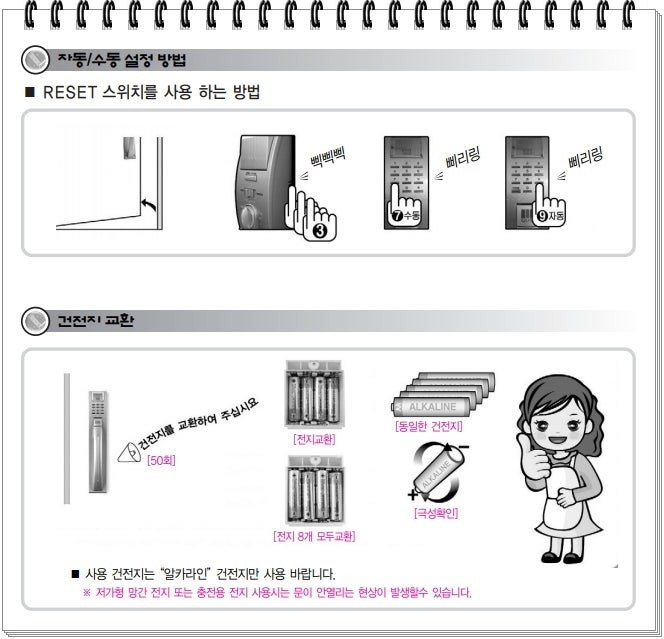 천안아산 열쇠 도어락 대양디앤티도어락 Ddl 500 데드볼트 음성안내 자동 수동 이중잠금 비밀번호 카드키 등록 변경 삭제 리모컨
