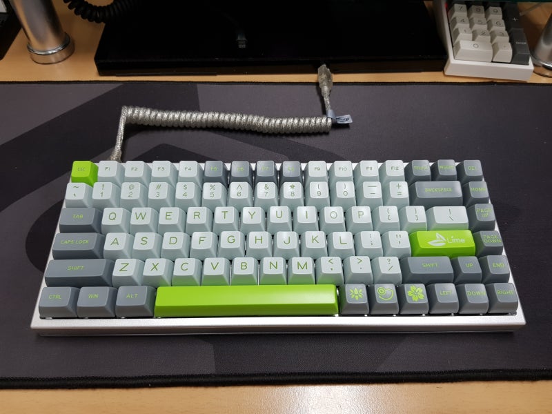 커스텀 키보드 75배열 KBDfans KBD75 + SA 라임 리뷰 : 네이버 블로그