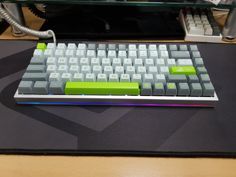 커스텀 키보드 75배열 KBDfans KBD75 + SA 라임 리뷰 : 네이버 블로그