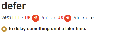 [혼동어휘] defer / differ : 네이버 블로그
