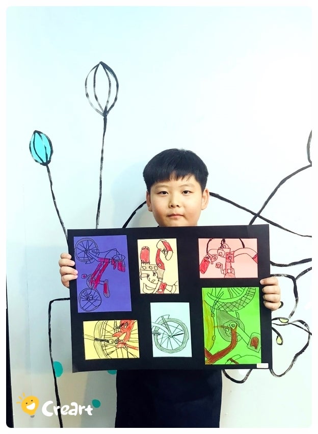 사물의 면 분할 디자인 킨더 초등 수업 시흥시 정왕동 배곧 미술학원 창의미술 크리아트 네이버 블로그