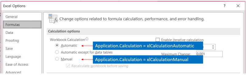 [VBA] #24. Application.Calculation : 네이버 블로그