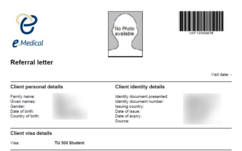호주 신체검사 HAP ID 어디 있을까? : 네이버 블로그