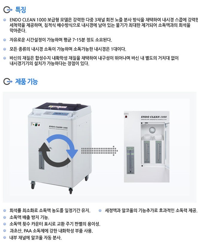 내시경세척기 ENDO CLEAN-1000 : 네이버 블로그