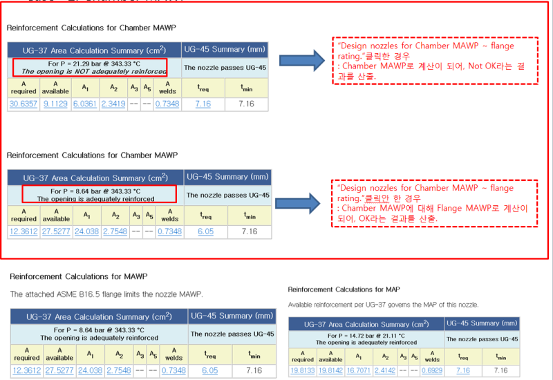 [강도계산-1] Nozzle MAWP, MAP Limitation : 네이버 블로그