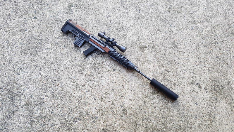 [배틀그라운드] 콩볶음! QBU [1/10 나무젓가락 공예 총] : 네이버 블로그