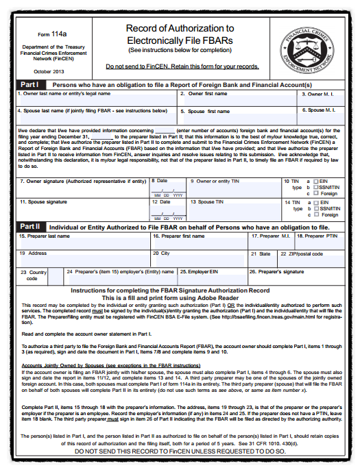 해외 (한국) 금융 계좌 보고 (1) - FBAR : 네이버 블로그