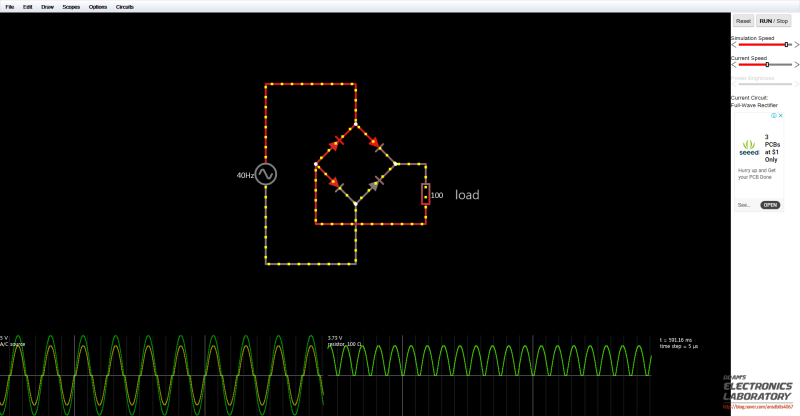 간단한 회로 시뮬레이션 사이트 - Falstad Circuit Simulator : 네이버 블로그