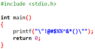 [CodeUp/C언어 기초 100제] 1006번 답(이스케이프 시퀀스, 형식지정자) : 네이버 블로그
