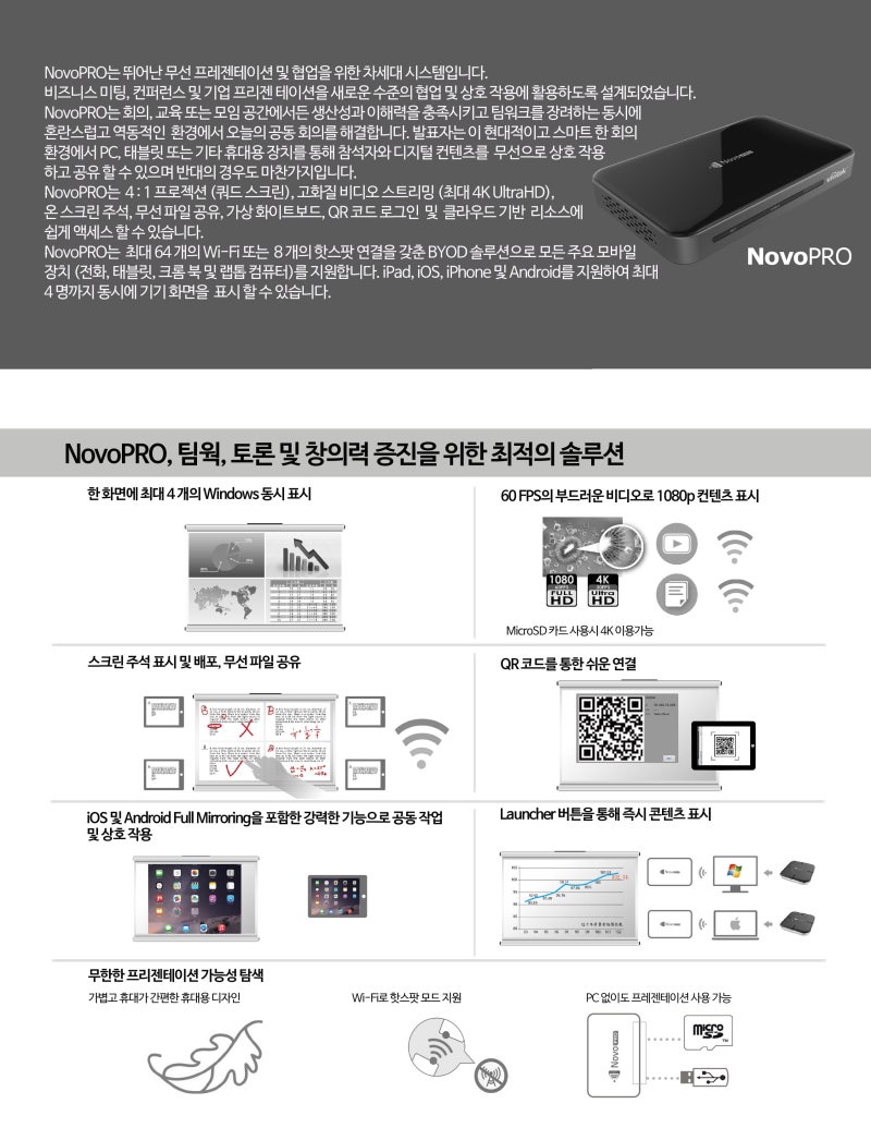 무주초등학교 무선프레젠테이션 및 양방향학습솔루션 노보프로(NovoPro) 설치교육 : 네이버 블로그