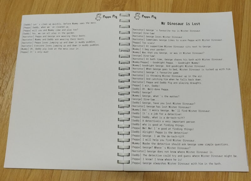 페파피그 대본집 Peppa Pig Script - pdf 파일 포함 (0907 수정) : 네이버 블로그