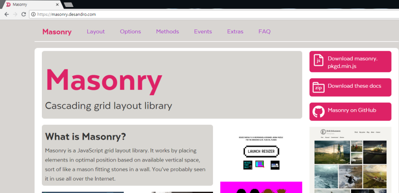 [JavaScript]61 - jQuery 플러그인 , Masonry 플러그인, 플리커 이미지 앨범 : 네이버 블로그