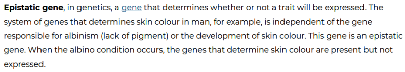 [Genetics(유전학)] Epistasis 이란? : 네이버 블로그