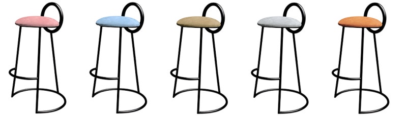 주란(JURAN)의 신제품, Hoop Bar Stool : 네이버 블로그