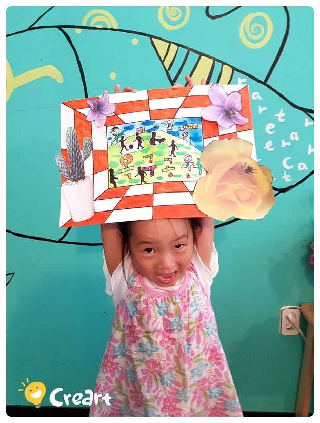 투시 발상그림 크라인 6·7세 수업 시흥시 정왕동 배곧 미술학원 창의미술 크리아트 네이버 블로그
