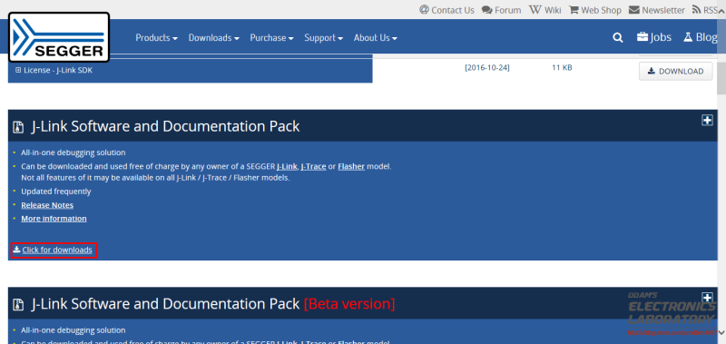 J-Link Clone 200% 사용을 위한 펌웨어 업데이트 프로그램 - J-Link Software and ...
