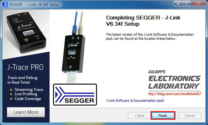 J-Link Clone 200% 사용을 위한 펌웨어 업데이트 프로그램 - J-Link Software and ...