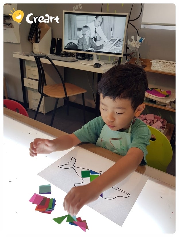 우드락 판화 블록 쌓기 성 밤비니 5세 수업 시흥시 정왕동 배곧 미술학원 창의미술 크리아트 네이버 블로그