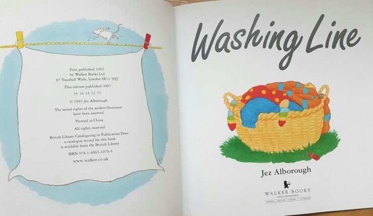 빠지는게 없는 완전체 그림책 Washing Line : 네이버 블로그