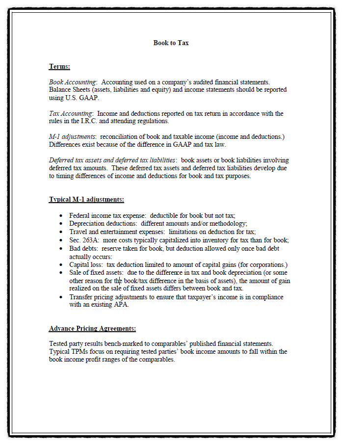 세무조정 (1) - Book Tax Difference : 네이버 블로그
