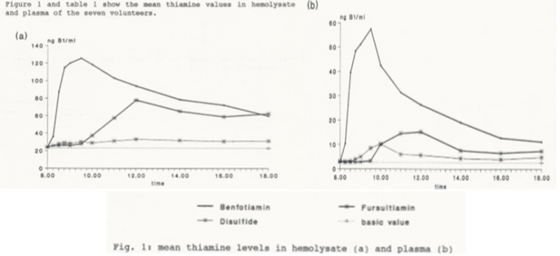 Thiamine 유도체 (활성형 비타민 B1, 활성형 티아민) 종류, Benfotiamine (벤포티아민 ...
