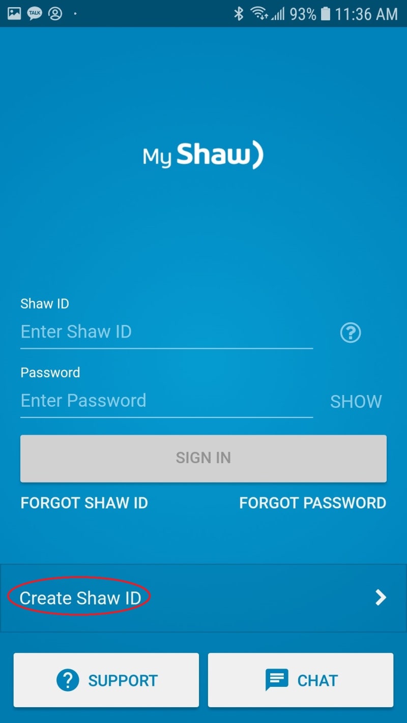 My Shaw App (혹은 bluecurve home app) : 네이버 블로그