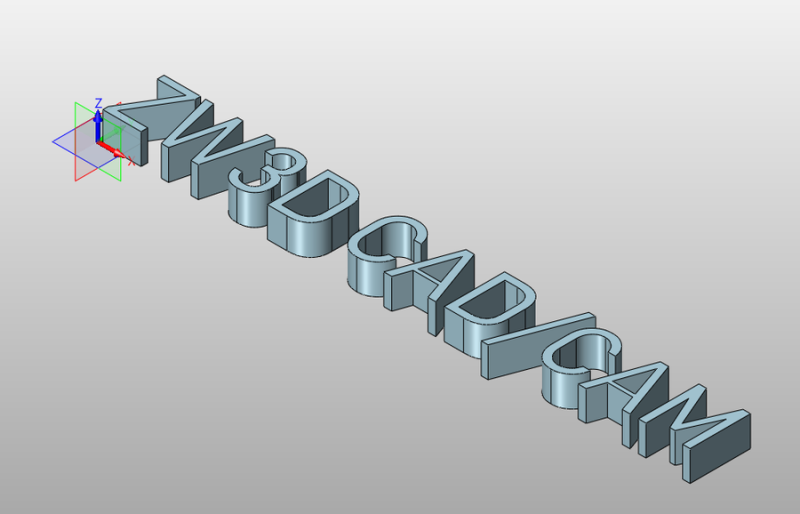 [3D CAD 기능] 텍스트(Text) 사용 TIP! : 네이버 블로그