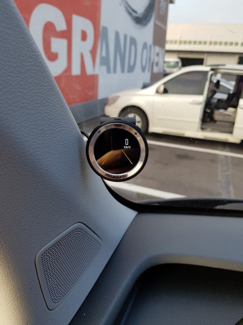 모빌아이(Mobileye) 한국총판 오토비젼(오토프라임) 현대 솔라티 Mobileye630pro 장착 : 네이버 블로그