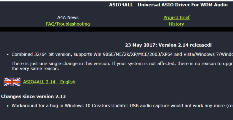 ASIO4ALL 다운로드 : 네이버 블로그