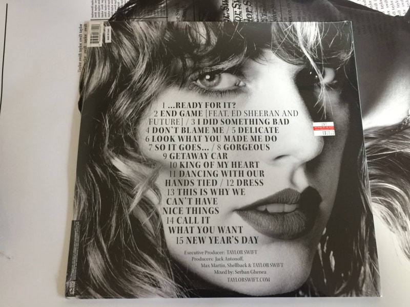 reputation lp 바이닐 vinyl 개봉 - 테일러 스위프트 : 네이버 블로그