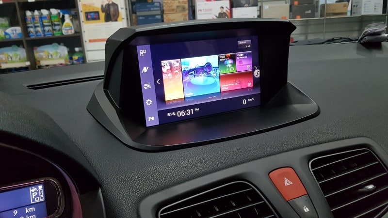 2018 SM3 T맵 네비게이션 JY커스텀 JY T3000 네비게이션 매립완료. - 파워나비 : 네이버 블로그