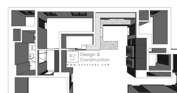 [다산진건 아이파크] 97A TYPE 드레스룸 및 펜트리 알파룸 구조변경 시안 : 네이버 블로그