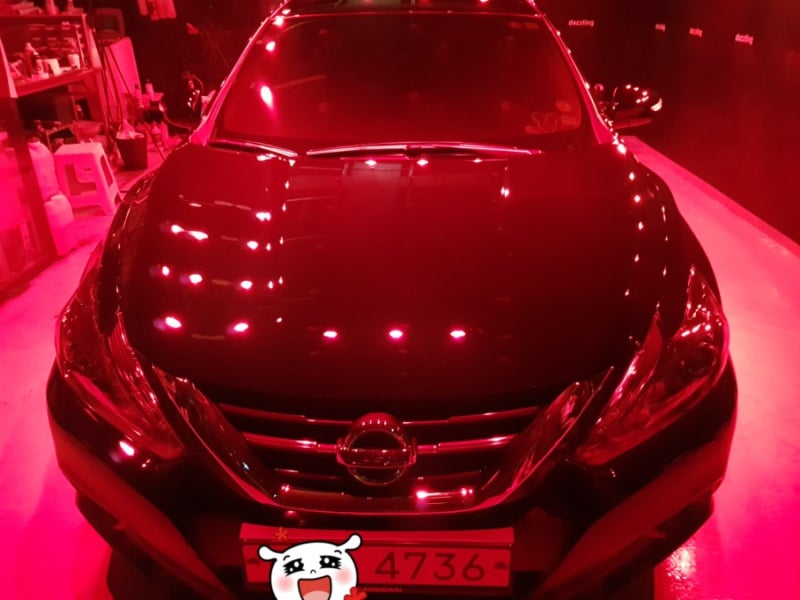 닛산 알티마 Nissan Altima 25sl 프리미엄광택 사고수리 판금도색 낙수석회수제거 유리막코팅 파이어볼 이지스