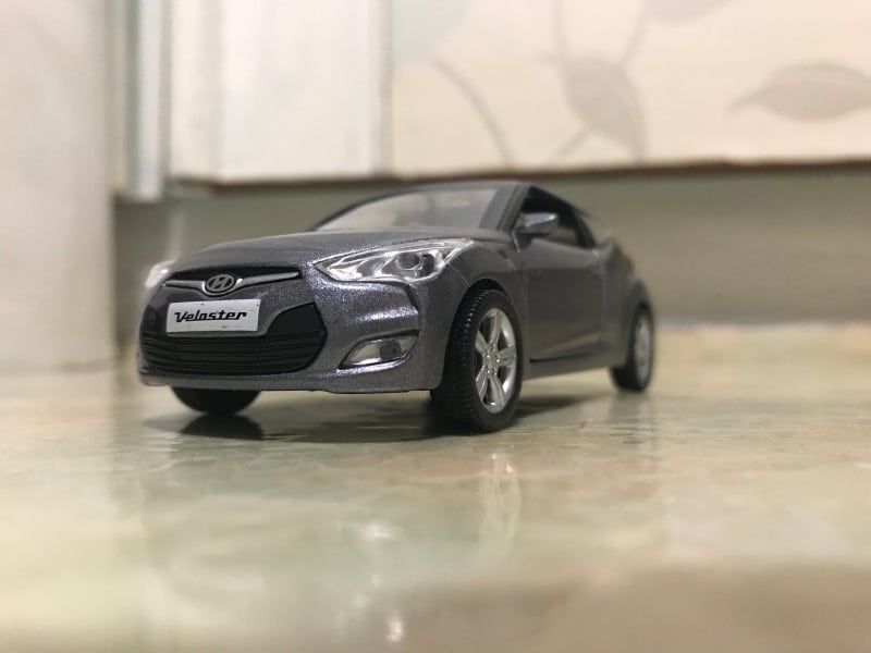 PCT 1:38 현대 벨로스터 다이캐스트 자동차 모형(PCT Hyundai Veloster FS Diecast Model Car ...