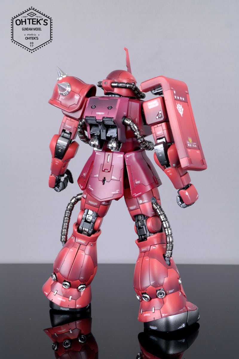 MG 샤아자쿠 side3 레진 작업기 #3 - 소체완성 : 네이버 블로그