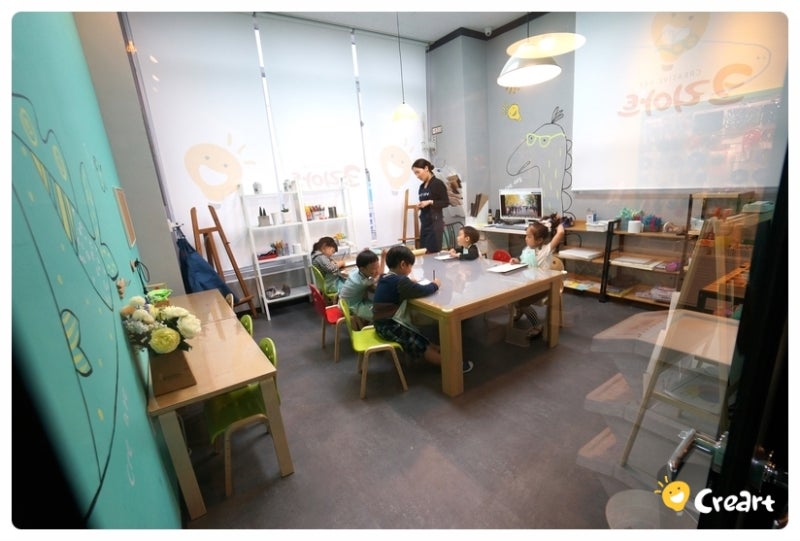 Klein 7세 수업 원근 표현 가을풍경 시흥시 정왕동 배곧 크리아트 미술학원 네이버 블로그