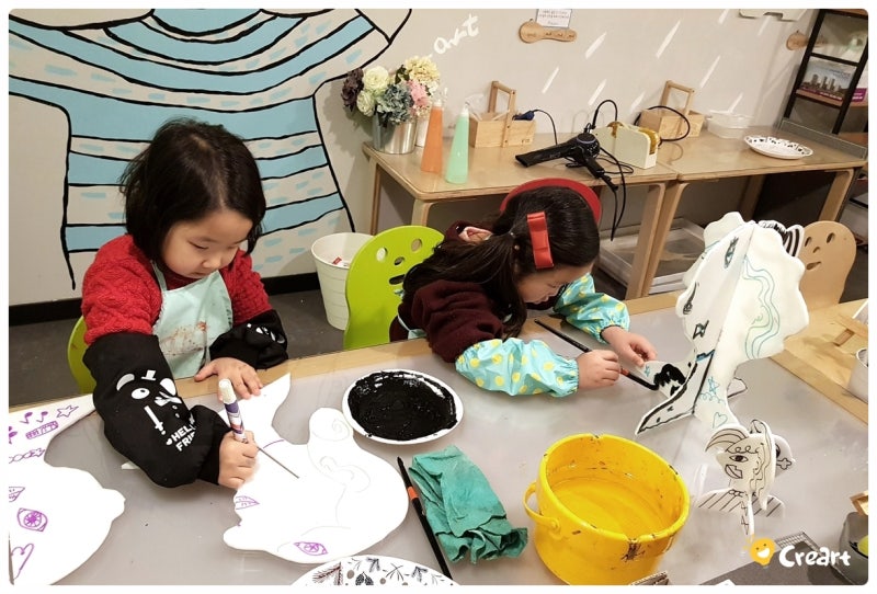 Klein 7세 수업 피카소 얼굴 입체조형 시흥시 정왕동 배곧 크리아트 미술학원 네이버 블로그