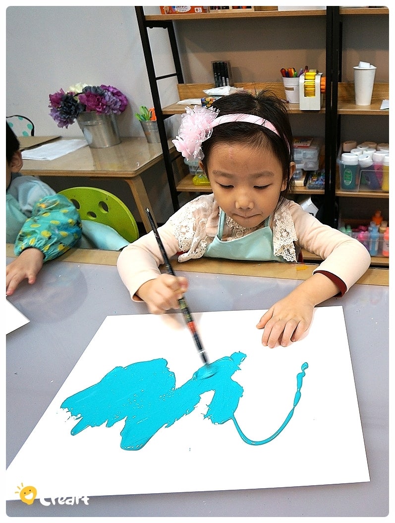 Bambini 4·5세 수업 스키타는 사람 시흥시 정왕동 배곧 크리아트 미술학원 네이버 블로그