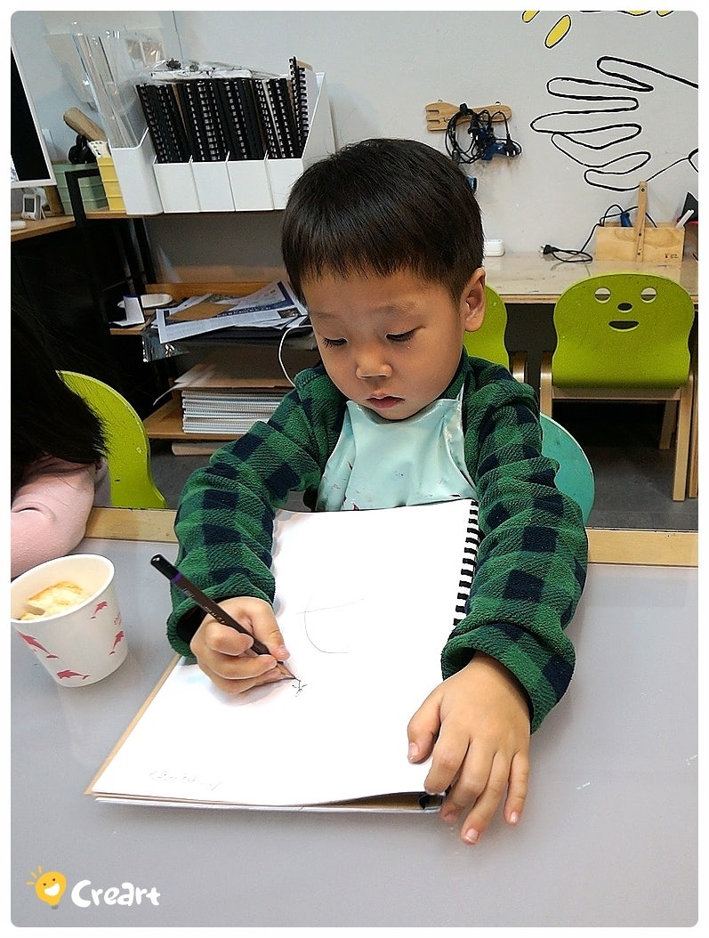 Bambini 4·5세 수업 스키타는 사람 시흥시 정왕동 배곧 크리아트 미술학원 네이버 블로그