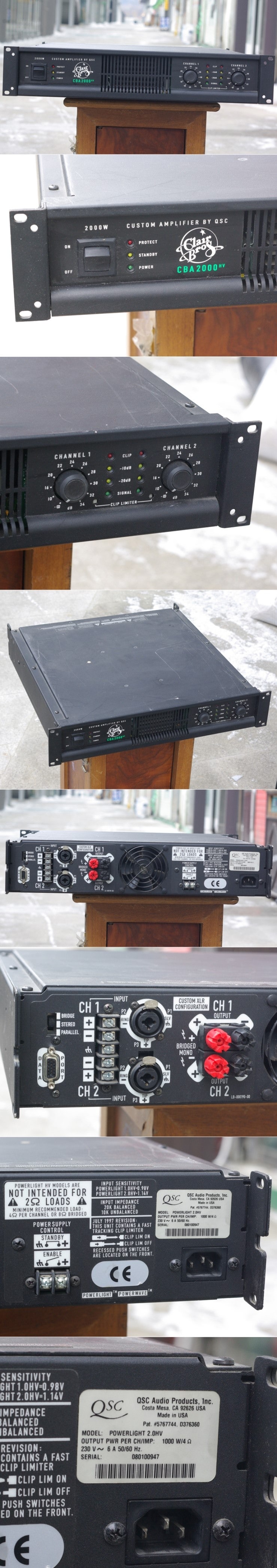 (품절)CBA2000 중고/Clair Brothers CBA2000Q 클레어브라더스 2000와트 파워앰프 중고 : 네이버 블로그