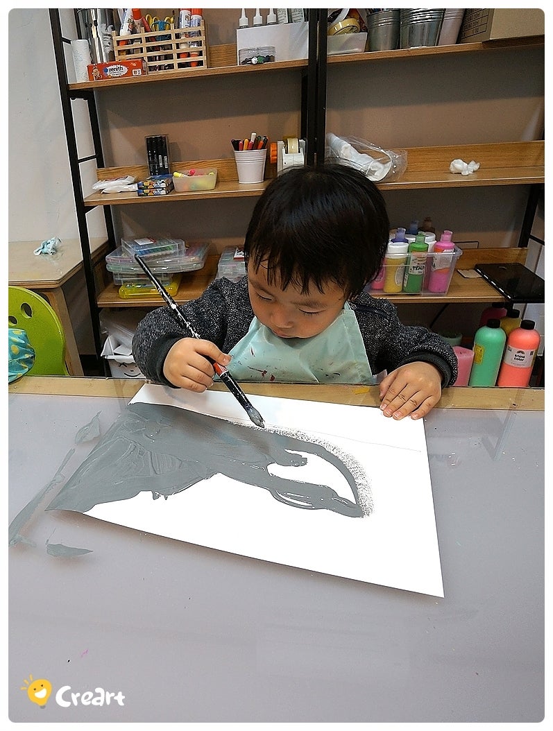 Bambini 4·5세 수업 스키타는 사람 시흥시 정왕동 배곧 크리아트 미술학원 네이버 블로그